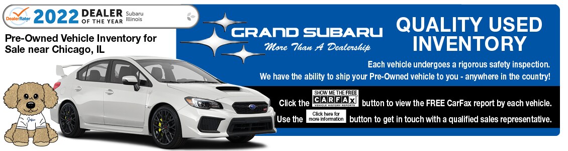 Shop Used Cars, Trucks & SUVs near Chicago | Grand Subaru