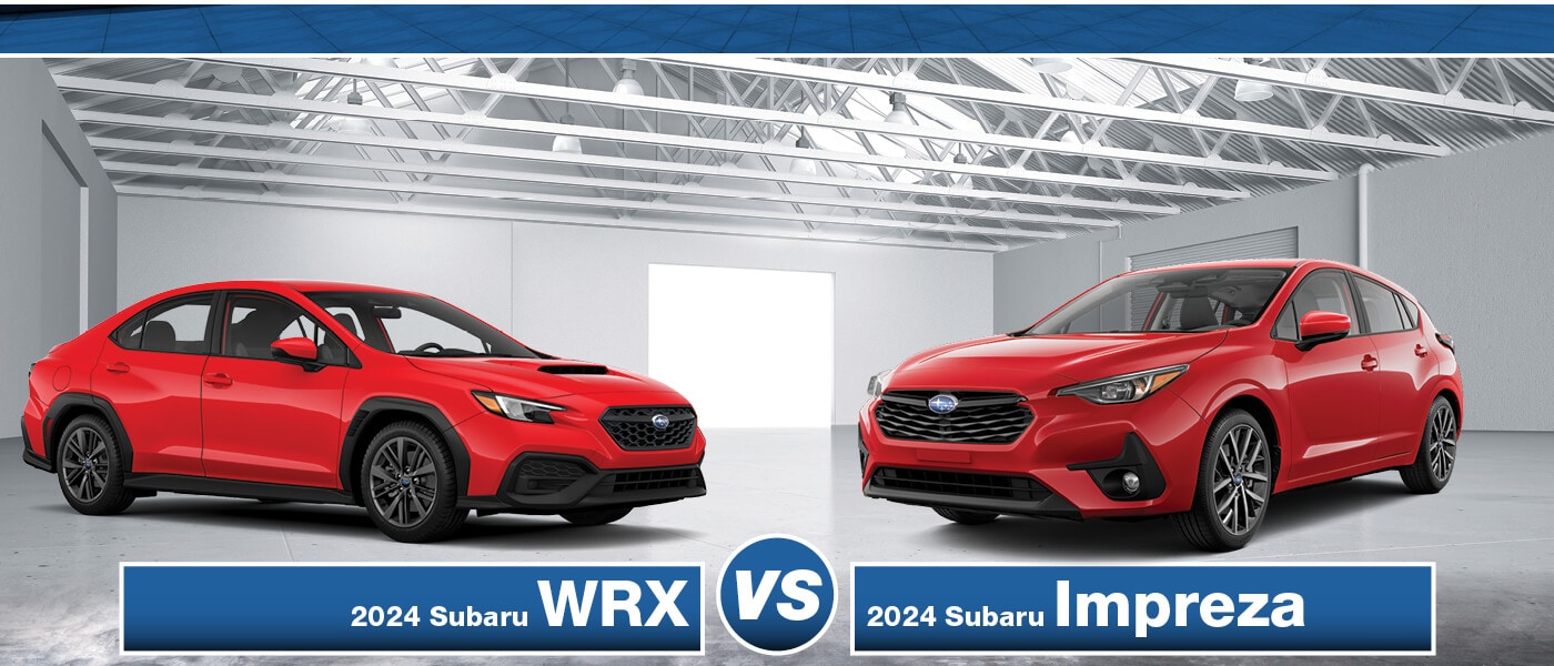2024 Subaru Impreza vs. WRX Comparison & Features Available