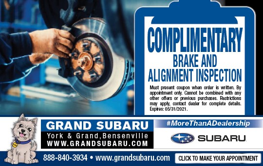 Subaru Service Coupons and Specials near Chicago, IL | Grand Subaru