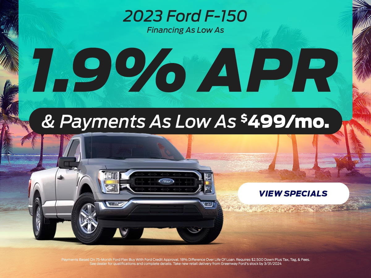 Greenway Ford Specials | Greenway Ford
