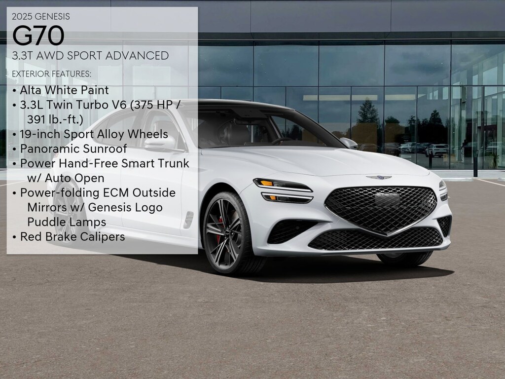 New 2025 Genesis G70 For Sale in West Islip NY | VIN: KMTG54SE8SU159040