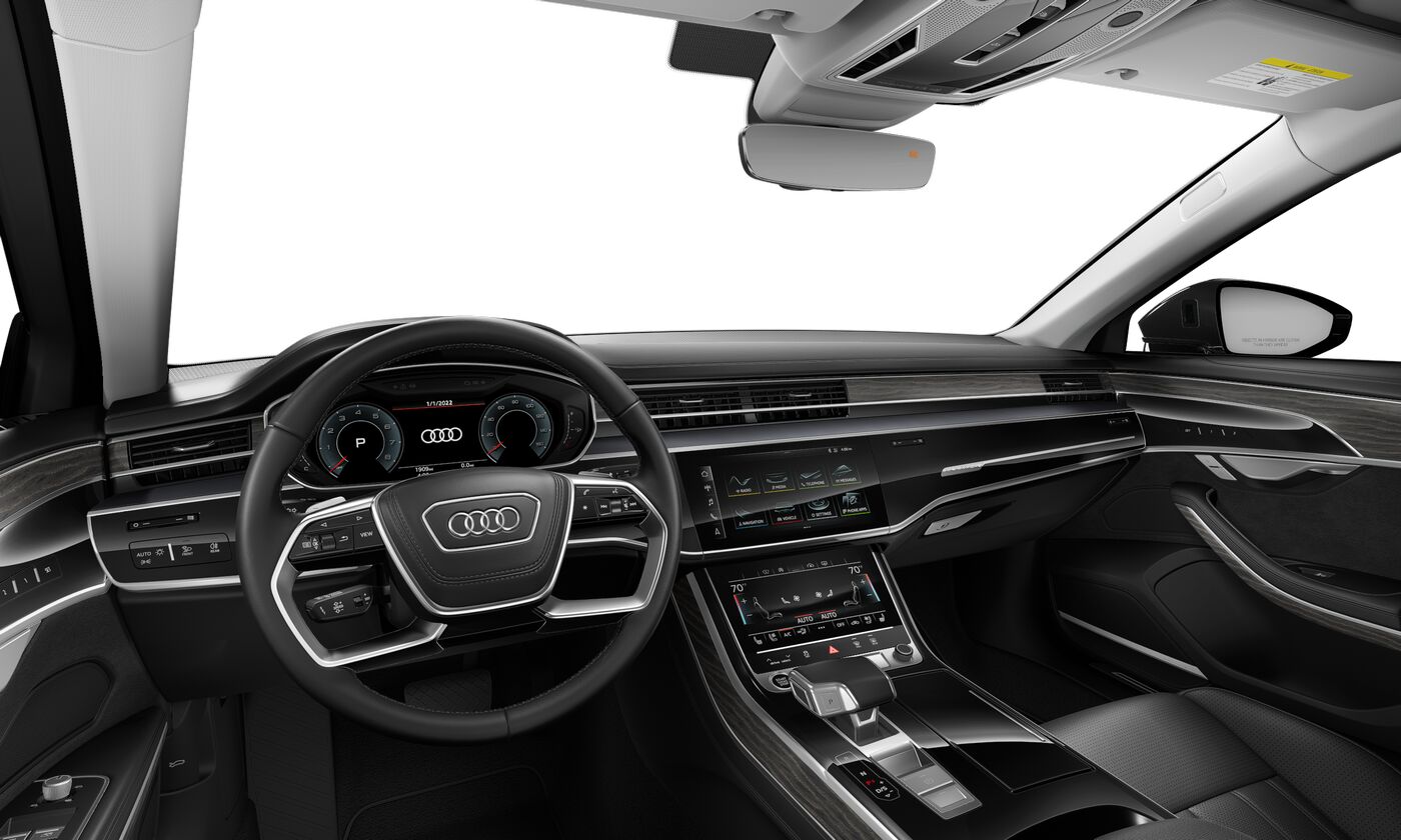 Audi A8 2022 Black Interior
