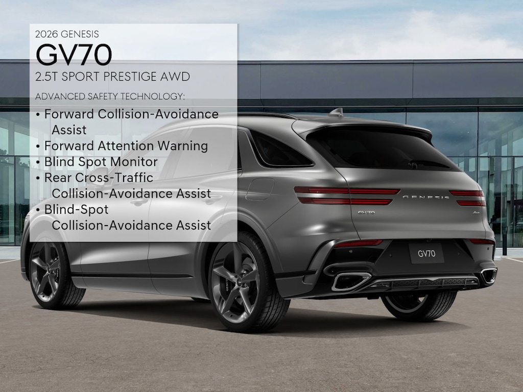 New 2026 Genesis GV70 For Sale in West Islip NY | VIN: KMUMFDTB6TU274138