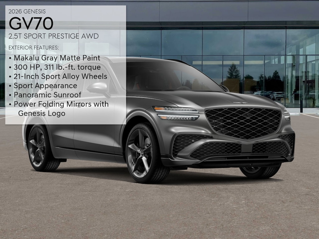 New 2026 Genesis GV70 For Sale in West Islip NY | VIN: KMUMFDTB6TU274138