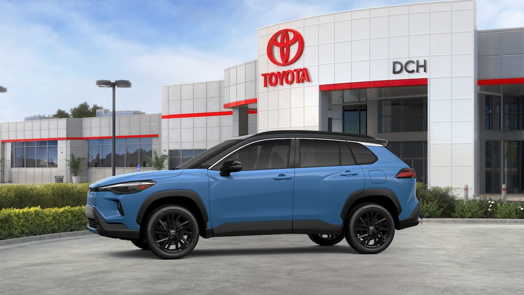 2026 Toyota Corolla Cross Hybrid XSE Cavalry Blue with Jet Black roof ...