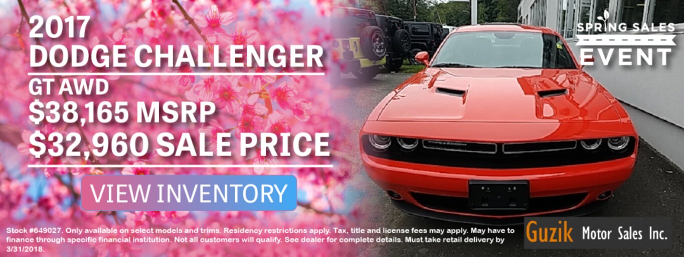 Guzik Motor Sales: Dodge, Jeep & Ram Dealership Ware MA