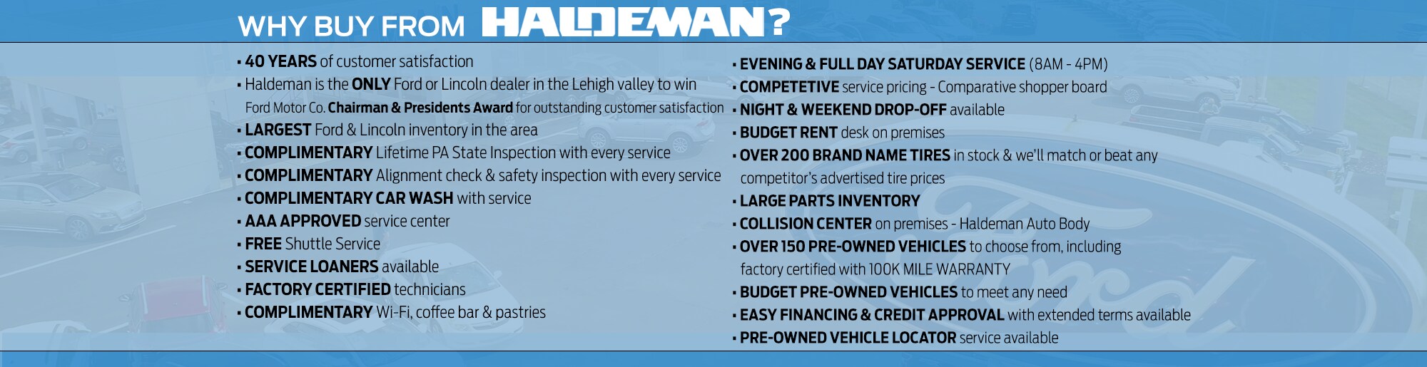 Haldeman Ford Lincoln | Ford Dealer in Allentown PA