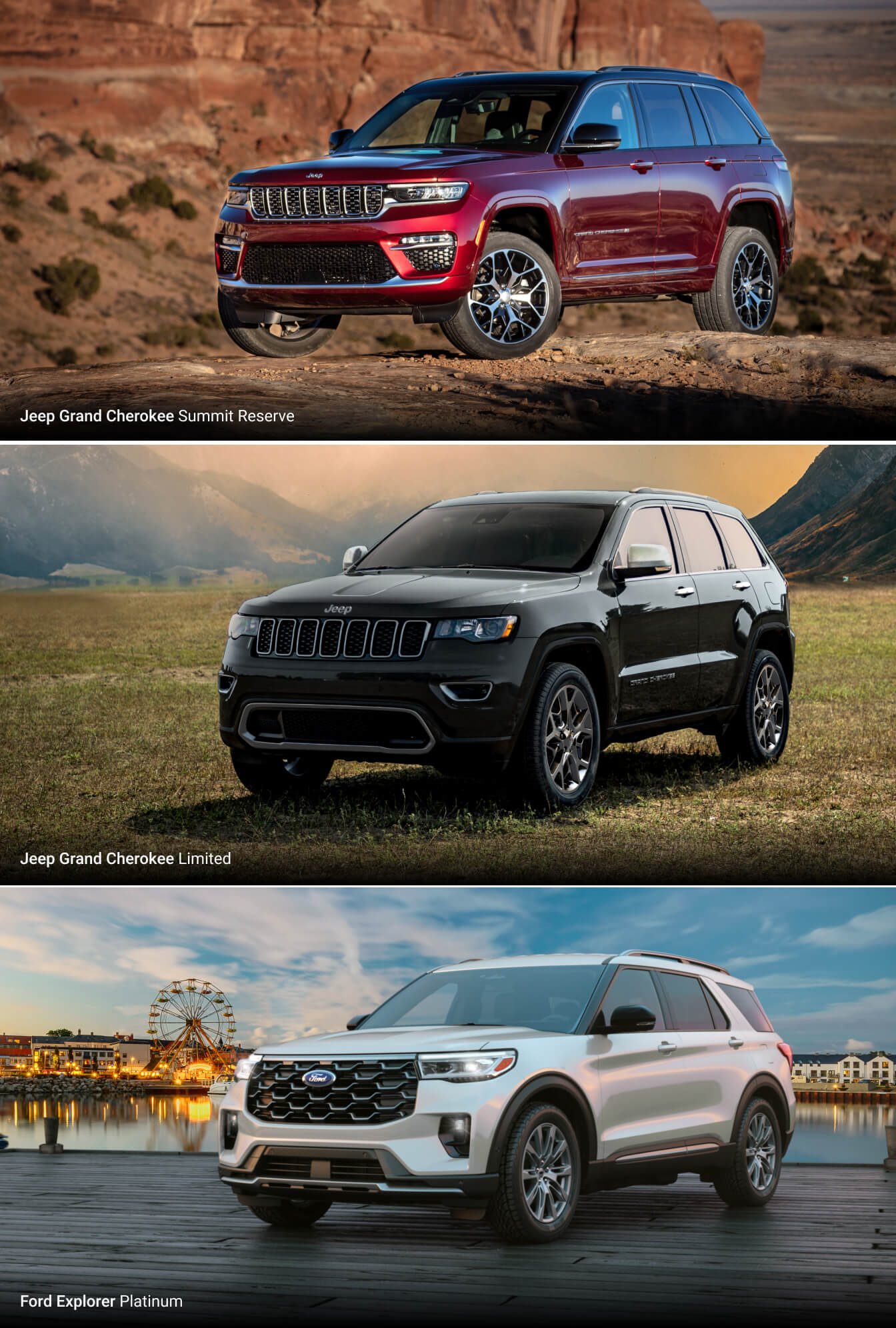 Jeep Grand Cherokee Vs. Ford Explorer | Interior, MPG, Specs