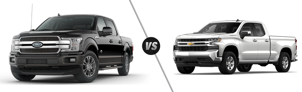 Ford F-150 vs. Chevy Silverado 1500 Trucks Comparison