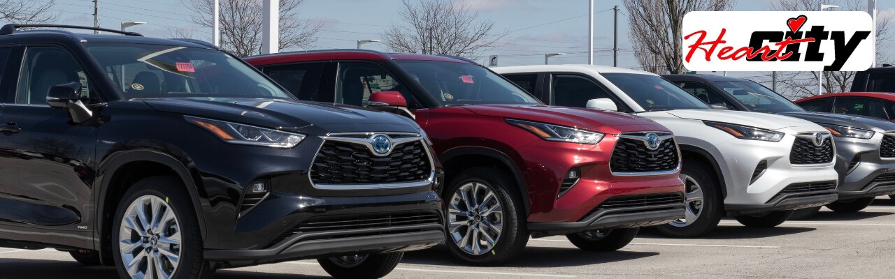 Explore Our Latest Selection of New Toyota SUVs | Heart City Toyota