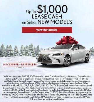 Lexus Lease and Financing Specials in Charlotte
