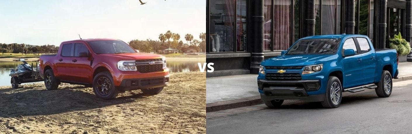 2022 Ford Maverick vs 2022 Chevrolet Colorado | Heritage Ford South ...