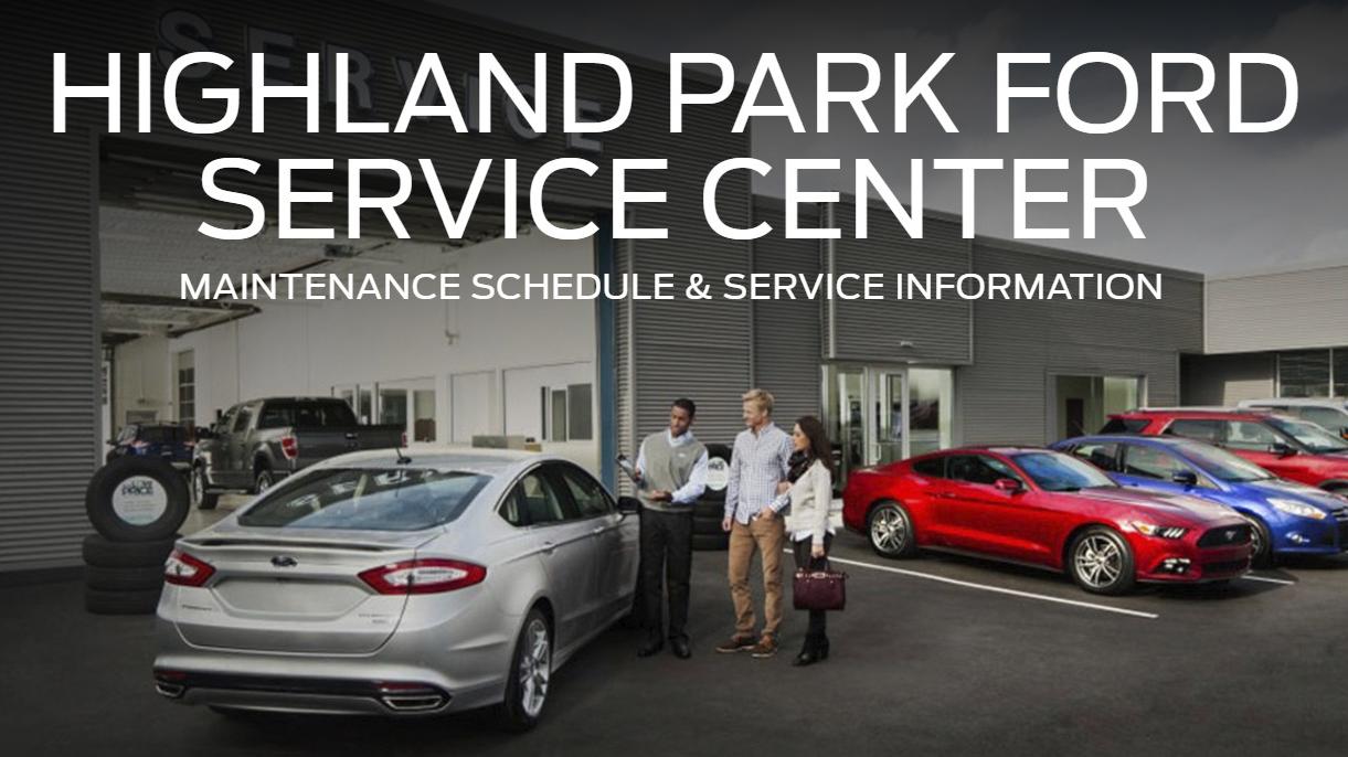 Highland Park Ford Service and Auto Repair Center serving Illinois