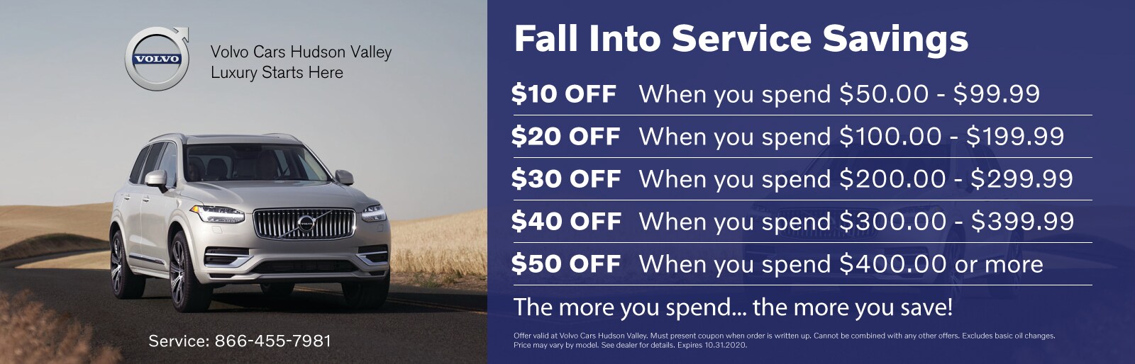 Service Specials | Volvo Cars Hudson Valley