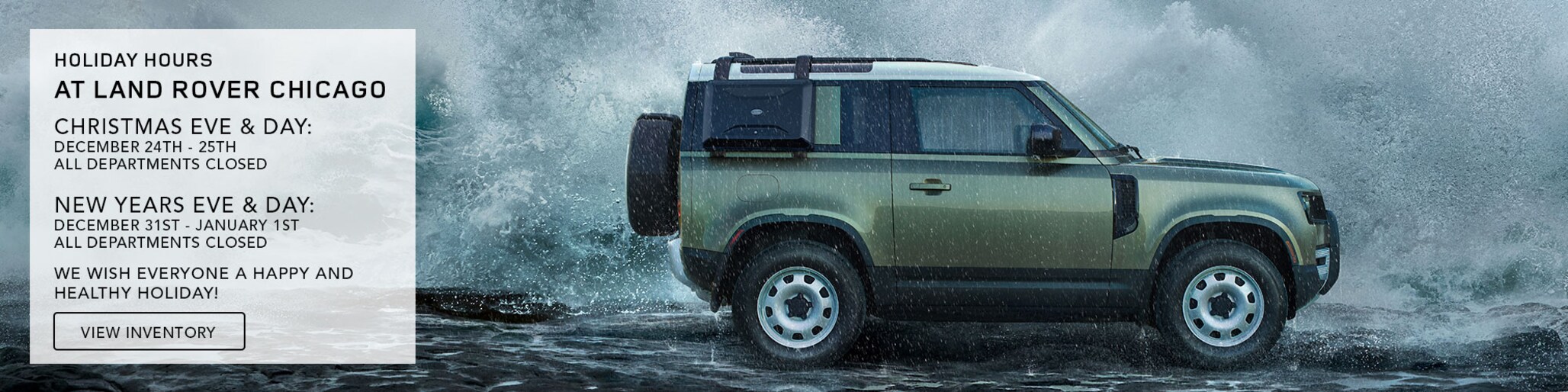 Land Rover Chicago | New - Used Land and Range Rovers | Orloff