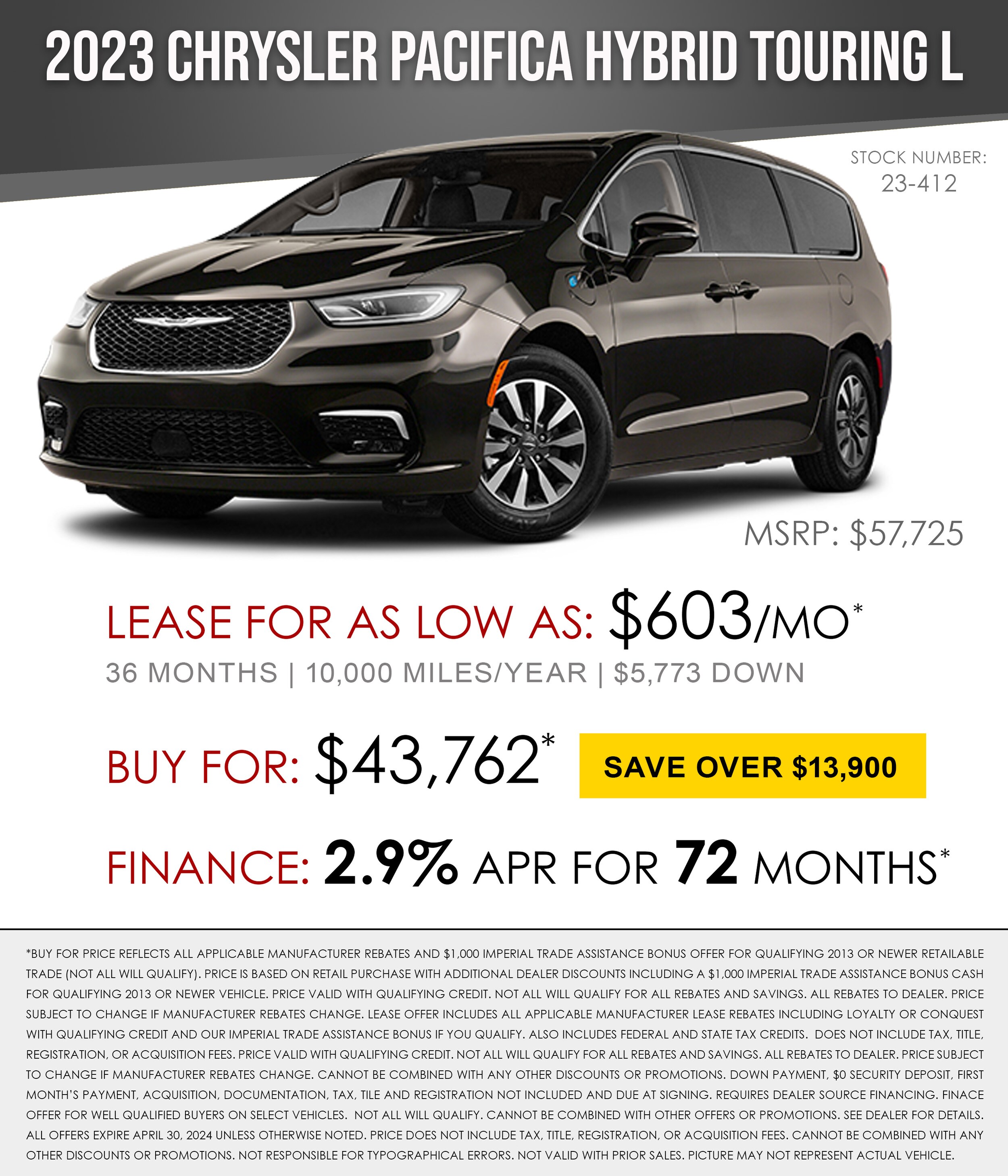 New Vehicle Specials | Imperial Cars