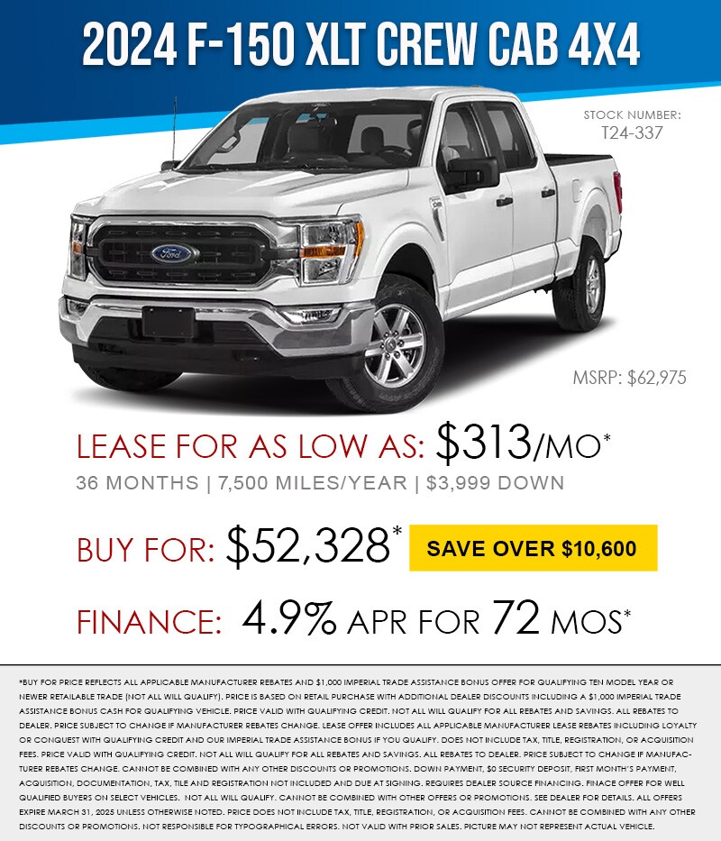 New Vehicle Specials | Imperial Ford