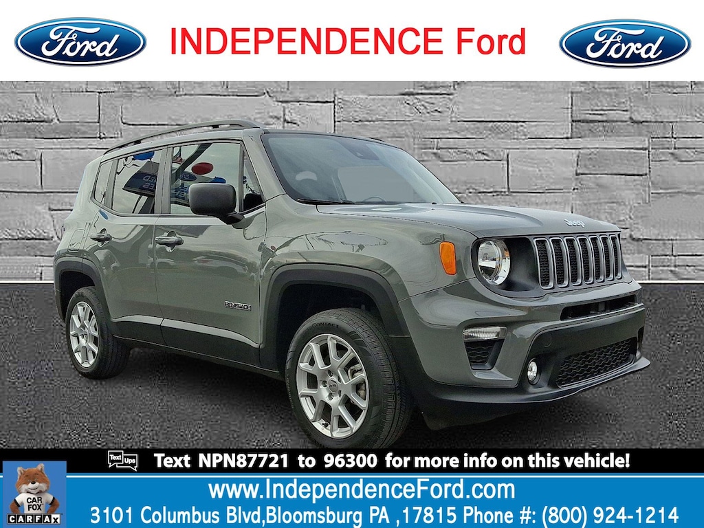 Used 2022 Jeep Renegade For Sale at Independence Ford Inc | VIN ...