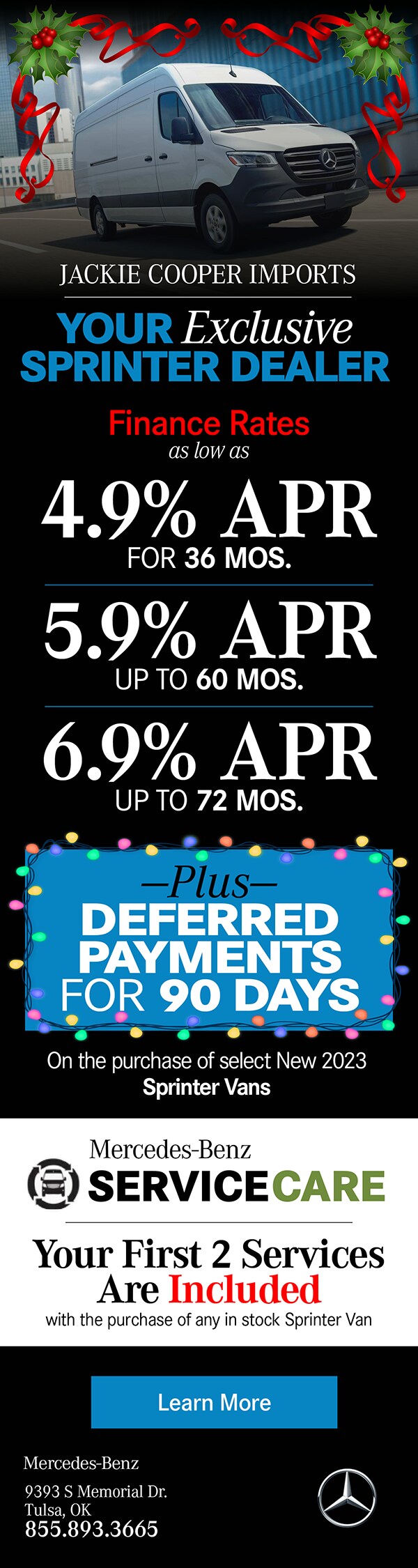 Sprinter Specials | Jackie Cooper Imports