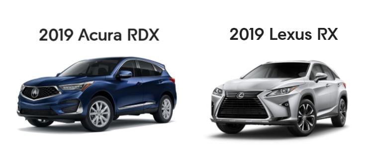 Acura Rdx Vs Lexus Rx