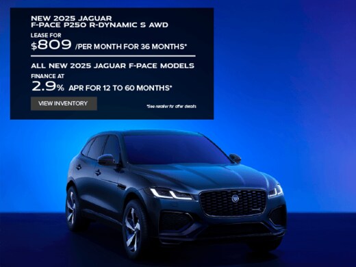 F PACE Finance and Lease Offers Jaguar Solon