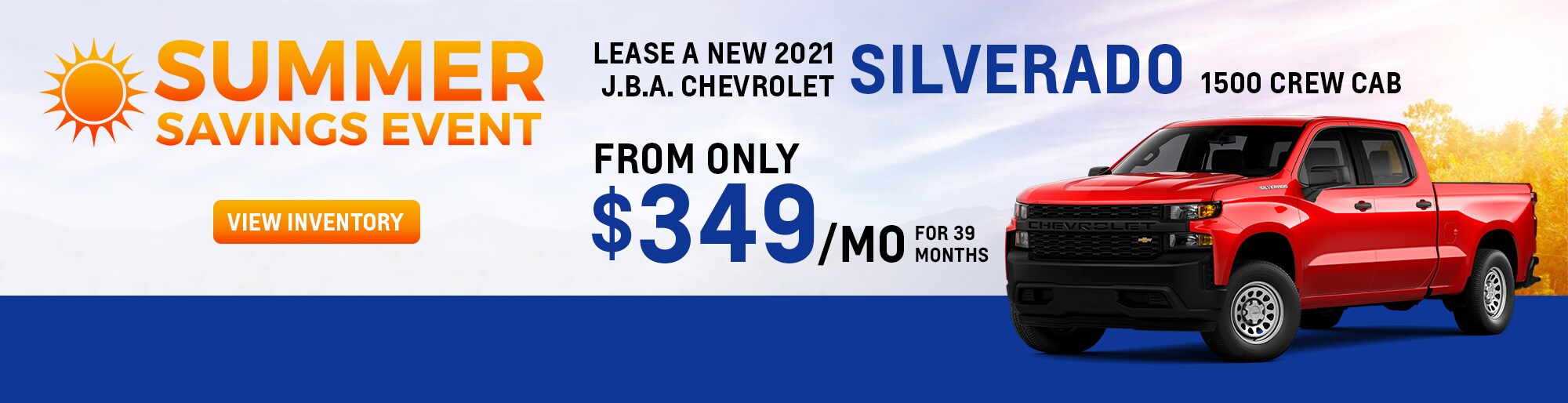 Current Promotions & Monthly Specials | J.B.A. CHEVROLET