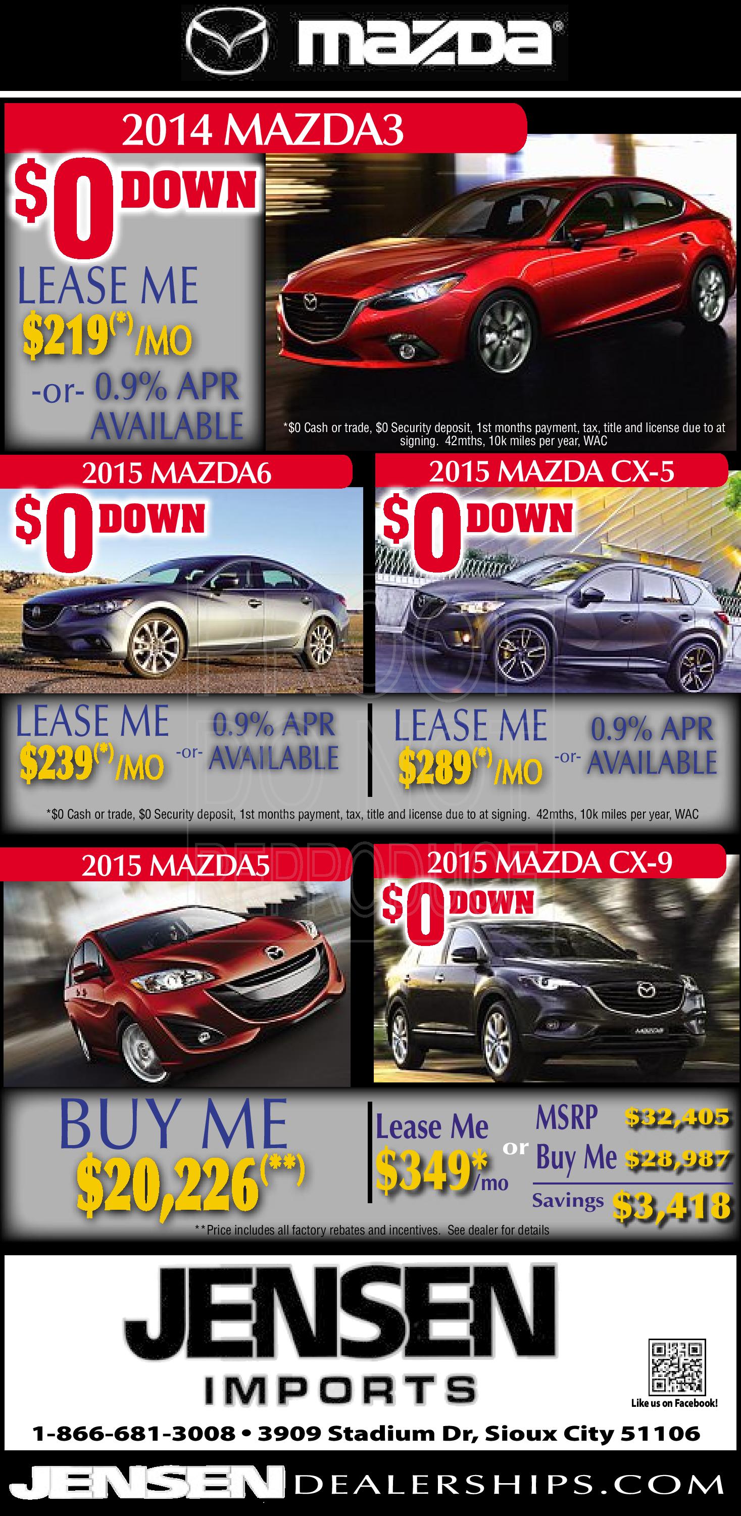 print ads | Jensen Mazda