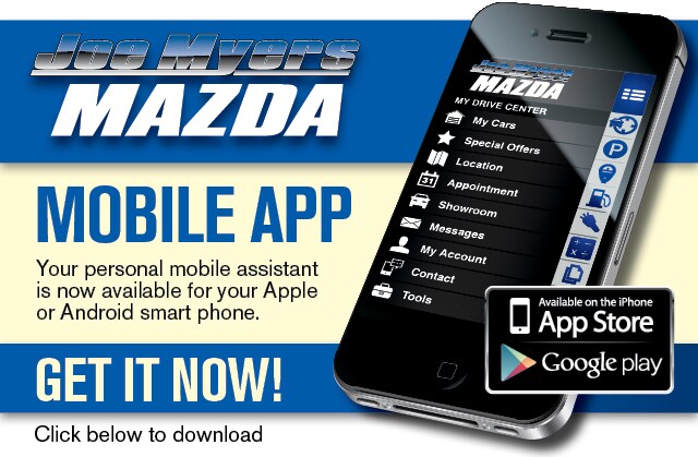 Joe Myers Mazda Mobile App Free Download | Smart Phone Automotive App