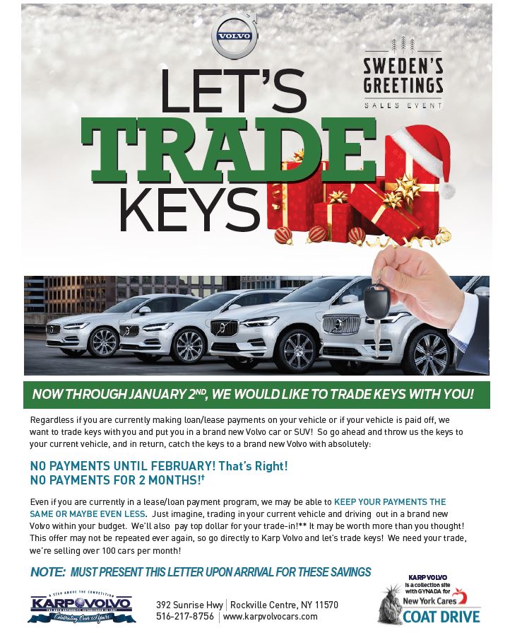 Let's Trade Keys! | Karp Volvo