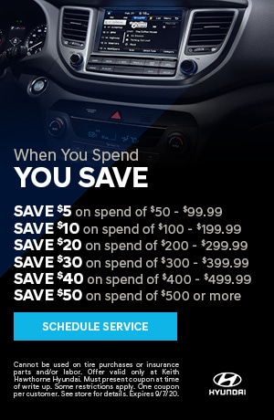 Hyundai Service Specials & Coupons: Keith Hawthorne Hyundai of Gastonia