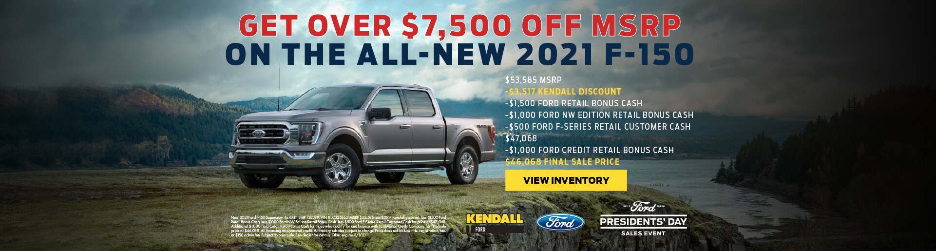 New and Certified Ford Dealership | Used Cars in Eugene | Kendall Ford ...