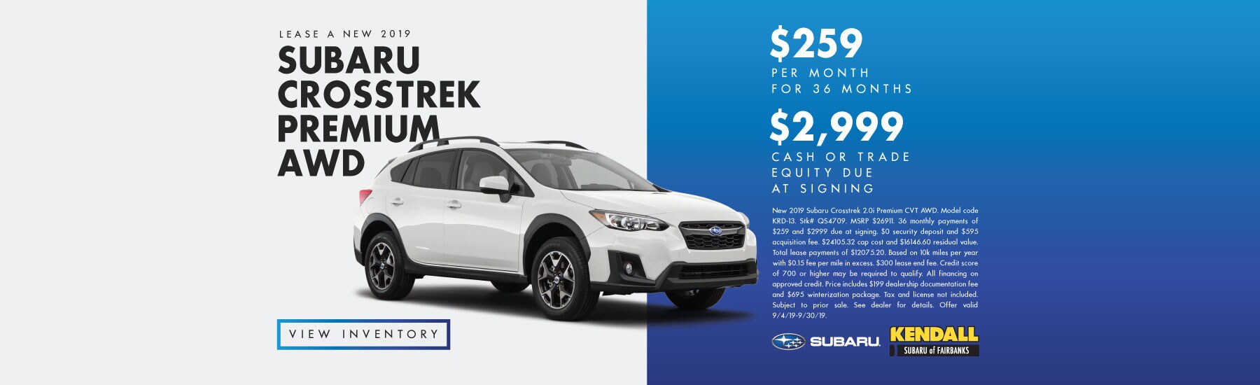 New, Certified, & Used Subaru Dealer | Kendall Subaru of Fairbanks
