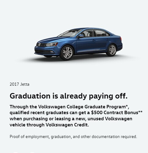 College Grad Program | Ken Ganley Volkswagen Bedford