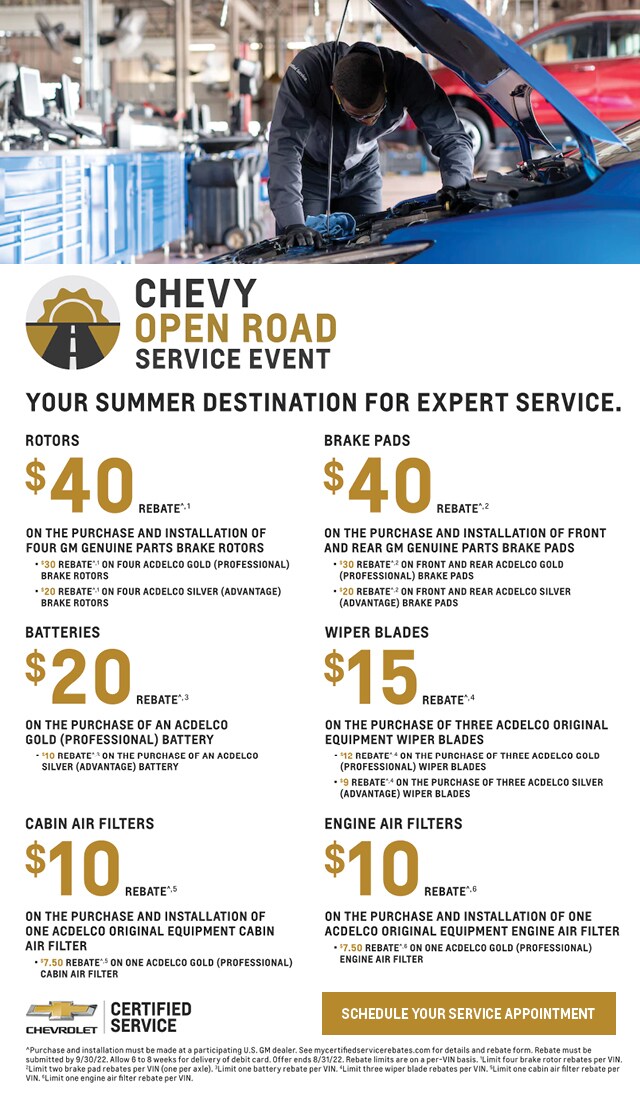 CHEVY OPEN ROAD SERVICE EVENT | Kenny Kent Chevrolet