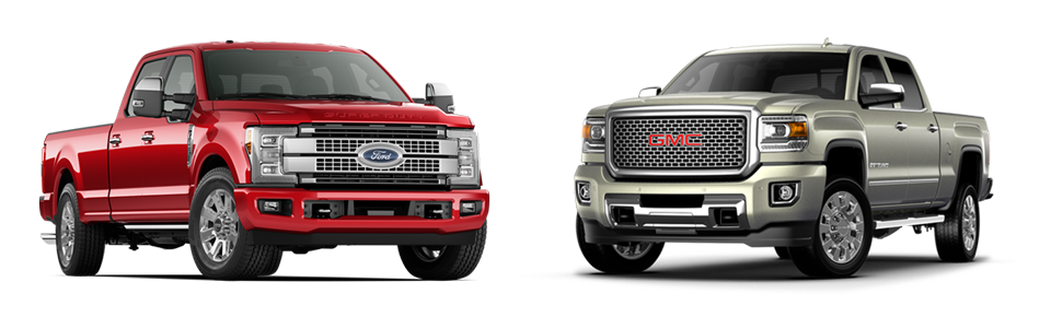 Ford F-250 Super Duty vs. GMC Sierra 2500HD