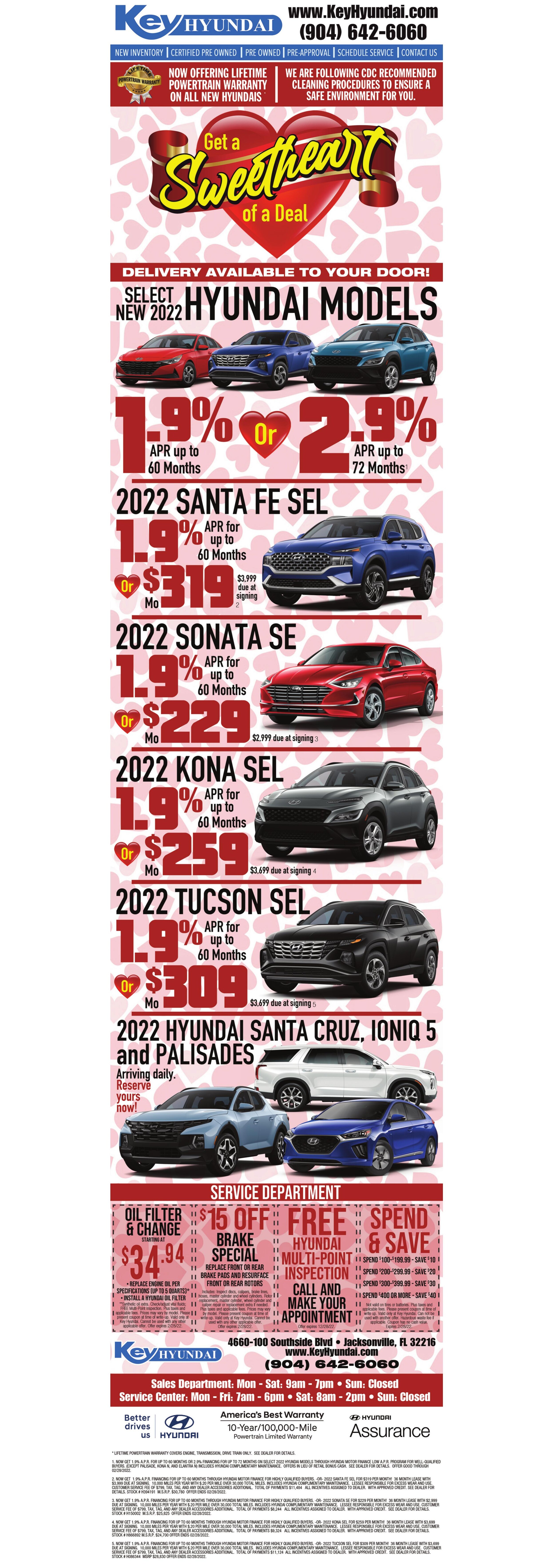 Specials | Key Hyundai