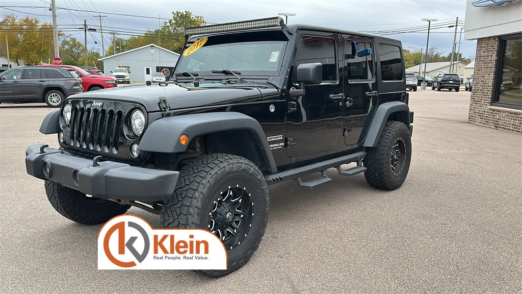 Used 2017 Jeep Wrangler JK Unlimited Sport 4x4 For Sale | Clintonville WI
