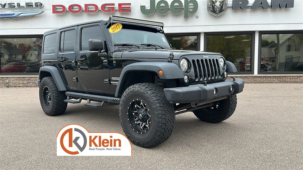 Used 2017 Jeep Wrangler JK Unlimited Sport 4x4 For Sale | Clintonville WI