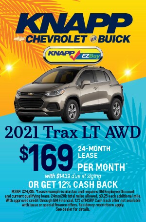 Chevy and Buick Deals in Blissfield, MI | Knapp Chevrolet Buick