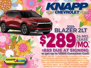 New Chevrolet & Buick Specials in Blissfield - KNAPP CHEVROLET