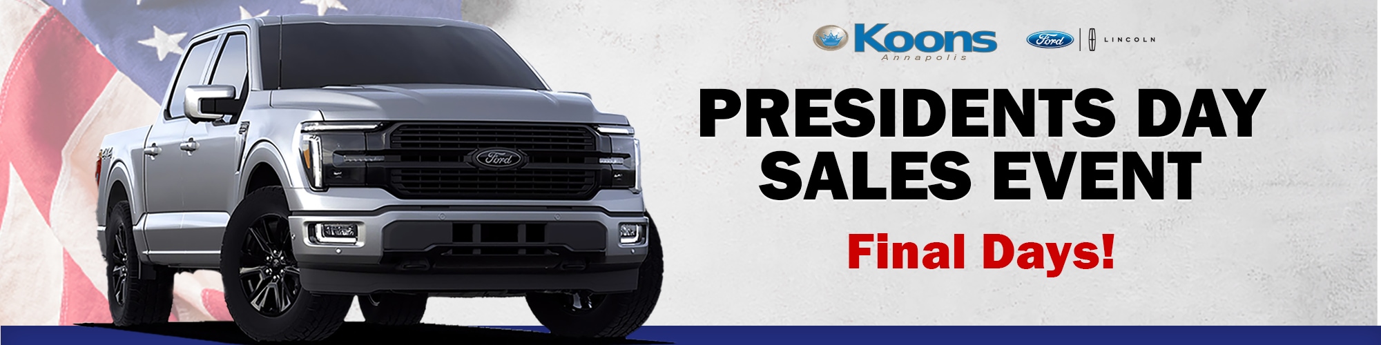 Koons Ford Presidents Day Sales Event