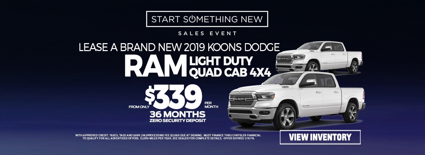 Koons Tysons Chrysler Dodge Jeep and Ram Dealership In Fairfax County