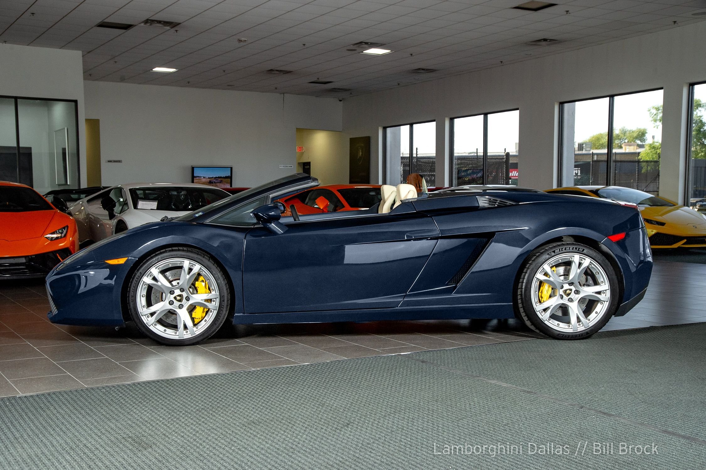 Dark Blue Lamborghini Gallardo