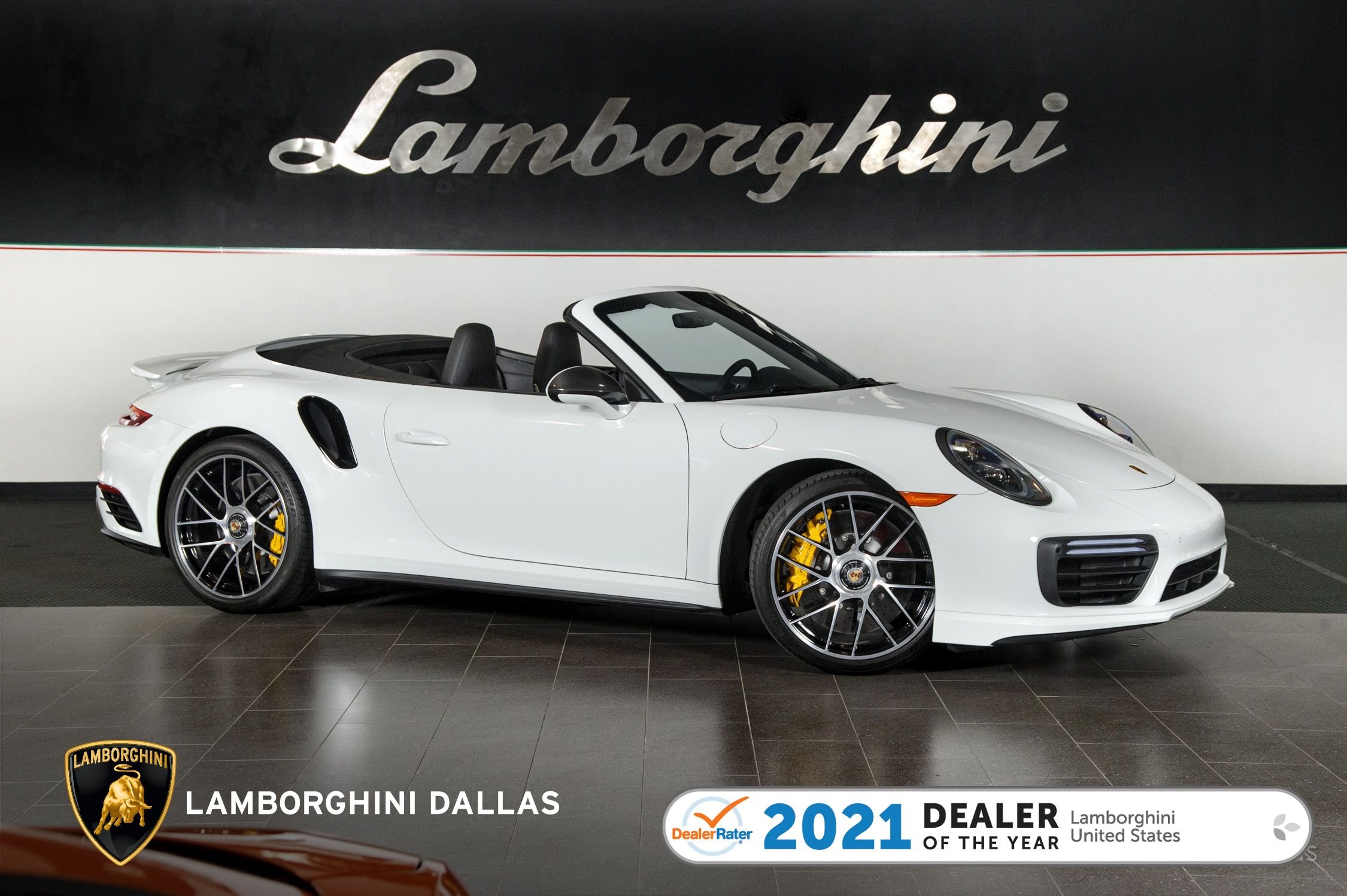 Porsche 911 Turbo S Convertible White