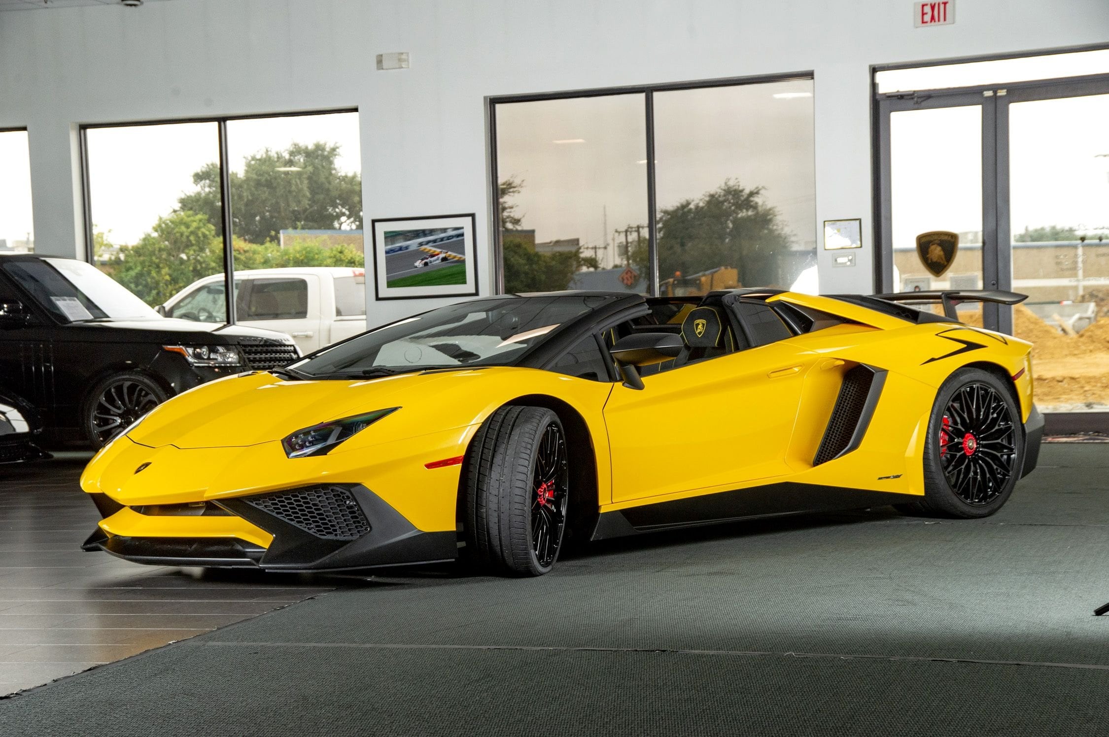 Aventador Yellow Roadster