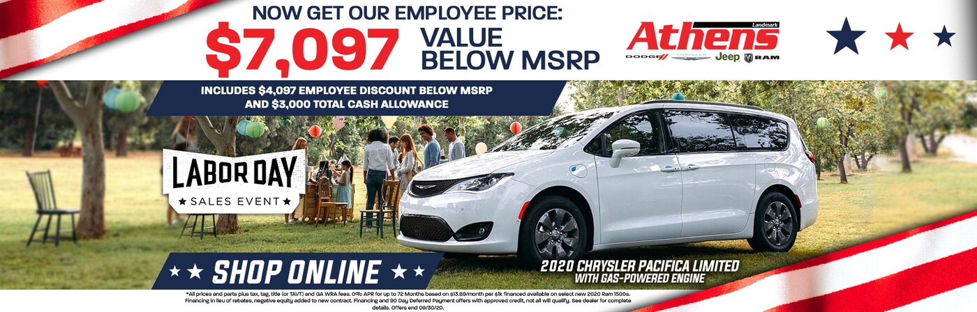 Athens Dodge Chrysler Jeep RAM – Dealership Near Winder, GA