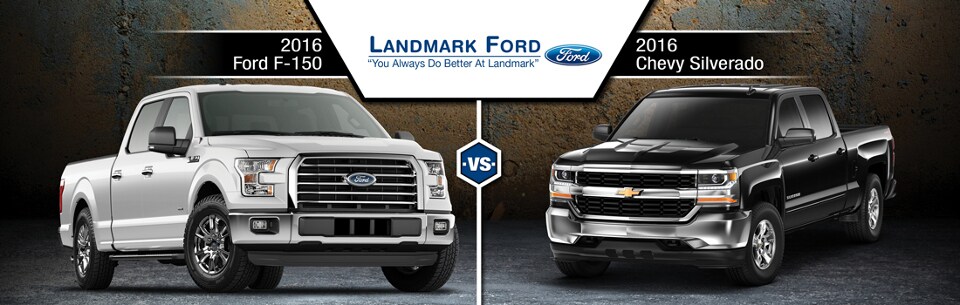 2016 Chevy Silverado vs. Ford F-150 Review | Springfield, IL