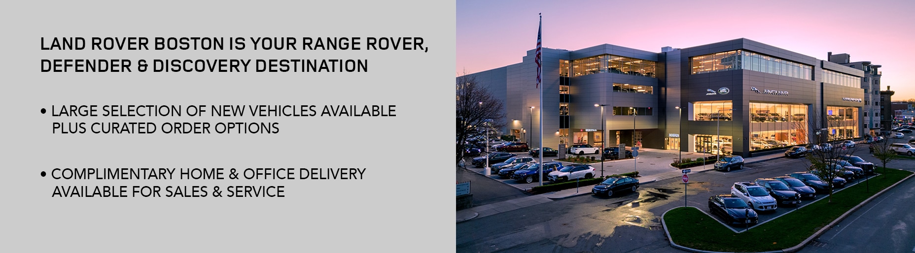 Land Rover Boston | Range Rover Dealership in Boston, MA