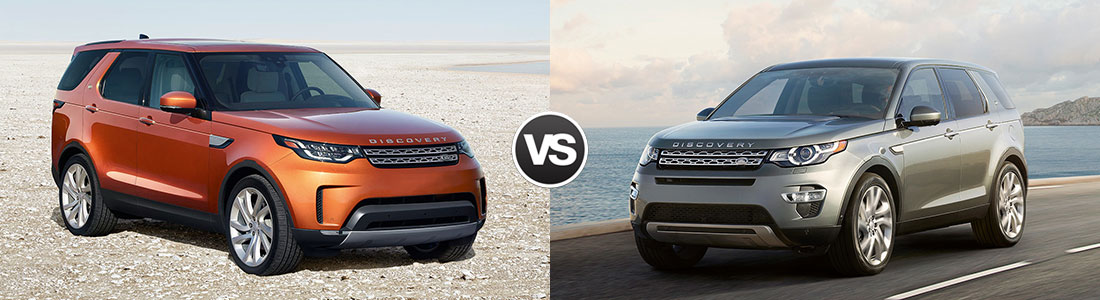 Compare 2017 Land Rover Discovery vs Discovery Sport