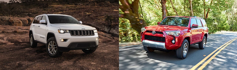 Jeep Grand Cherokee vs. Toyota 4Runner Comparison